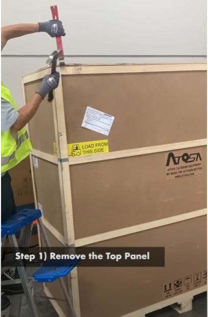 How to uncrate ATOSA products – Amechef Restaurant Equipment