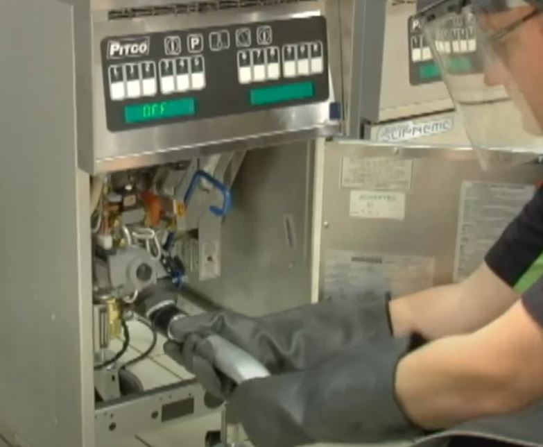 Pitco P14 filtration system operation — Amechef Restaurant Equipment