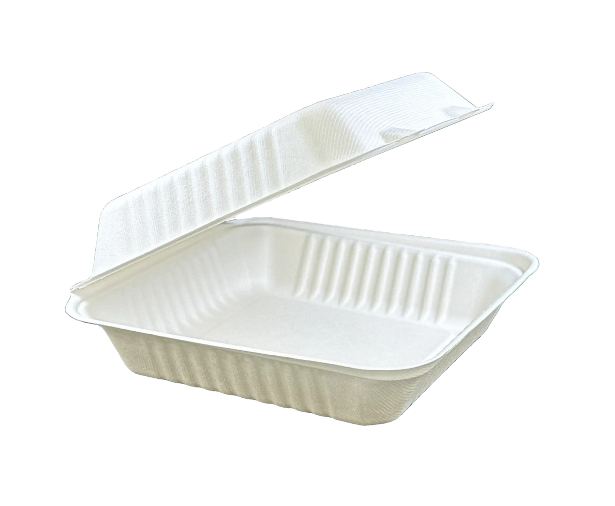 Ecobite TWSC99C0 Square Clamshell 9"x 9" 1 Compartment | No PFAS Added ...